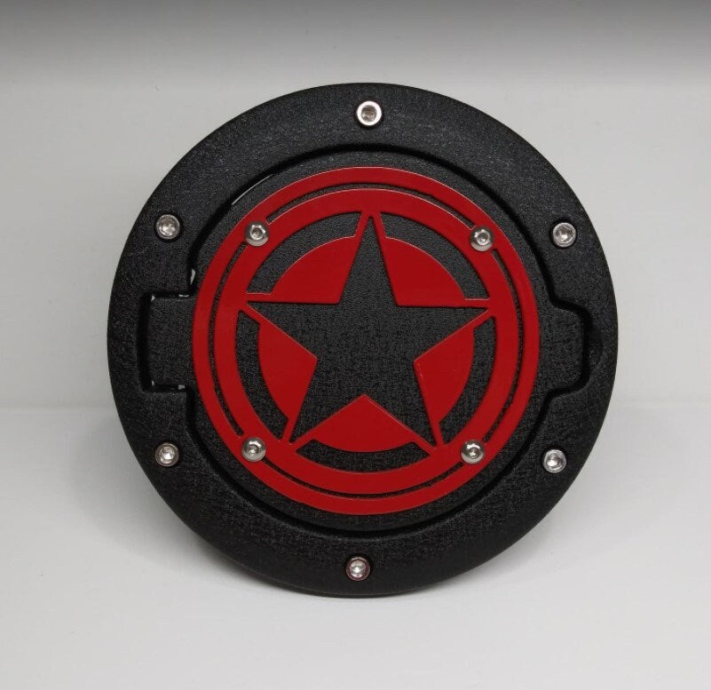 Star Fuel Door Assembly for Jeep Wrangler JK & TJ (1997-*2018) – Drop ...
